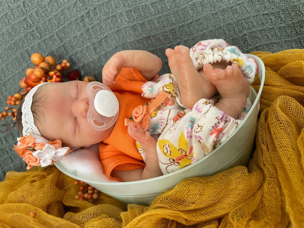 Reborn Doll, Wee Patience by Laura Lee Eagles – Keepsake Cuties Nursery